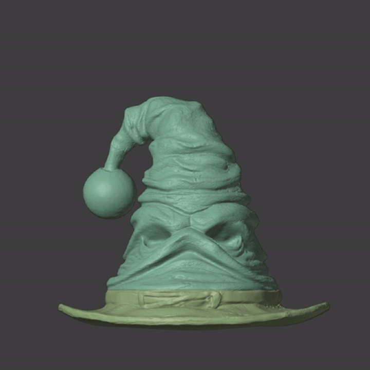 3D Printable Santa’s Sorting Hat - Wearable Wizard Holiday Hat - 3D ...