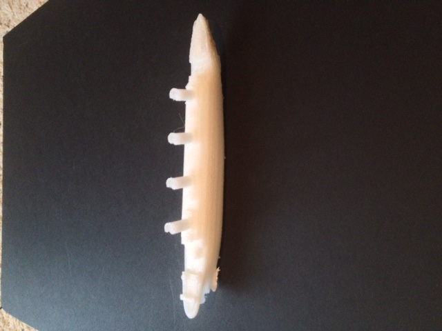 3D Printable Titanic Model by MyMiniFactory