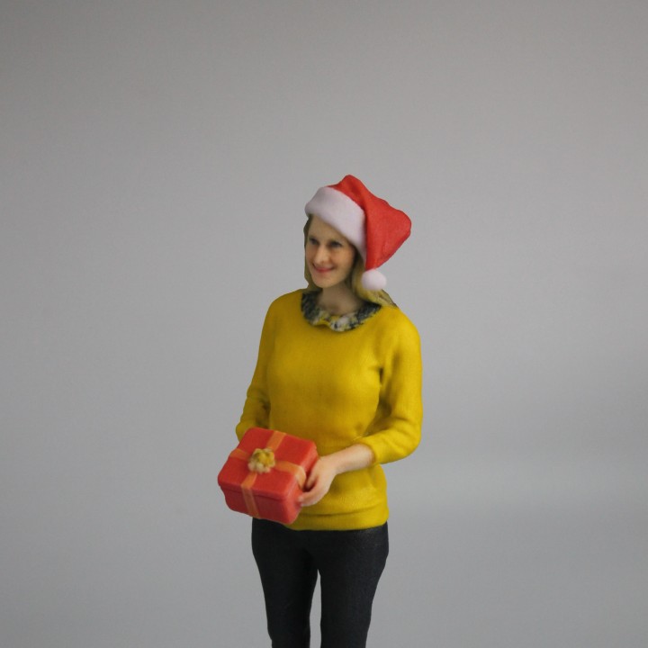 3D Printable Lucy Tobin - Business Correspondent by MyMiniFactory