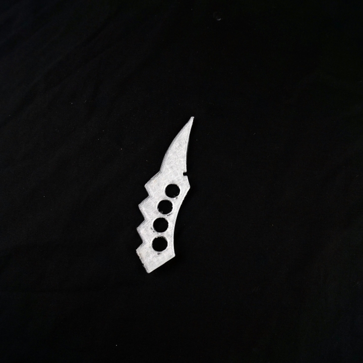 3D Printable Asuma's Chakra Blades by MyMiniFactory