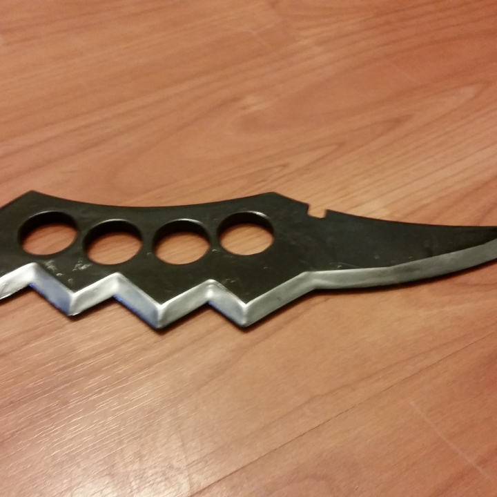 3D Printable Asuma's Chakra Blades by MyMiniFactory