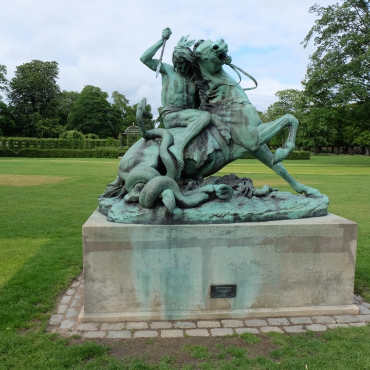 3D Printable Fight with a snake in Copenhagen, Denmark by Marchal Geoffrey