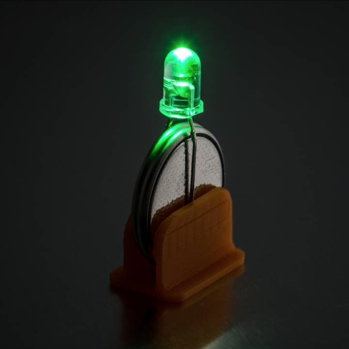 3D Printable LED Light Clip by Walter Hsiao