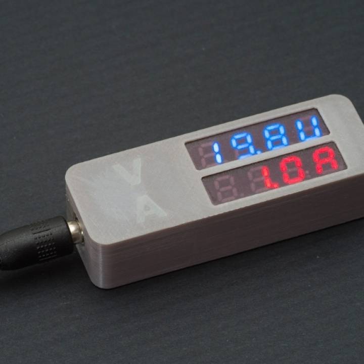 3D Printable Voltmeter/Ammeter Case - 1 by Walter Hsiao