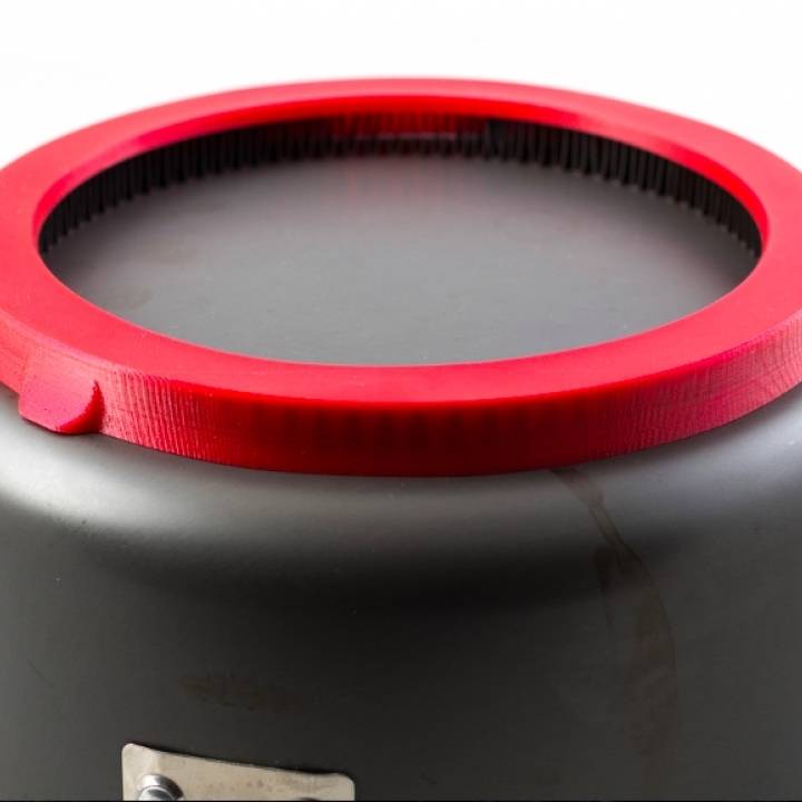 3D Printable Heat Exchanger Cover (for Jetboil 3L Pot) by Walter Hsiao
