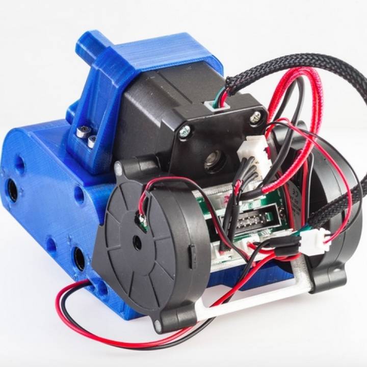 3D Printable Tank Extruder Mount (RigidBot, E3Dv6, Printrbot Gear Head ...
