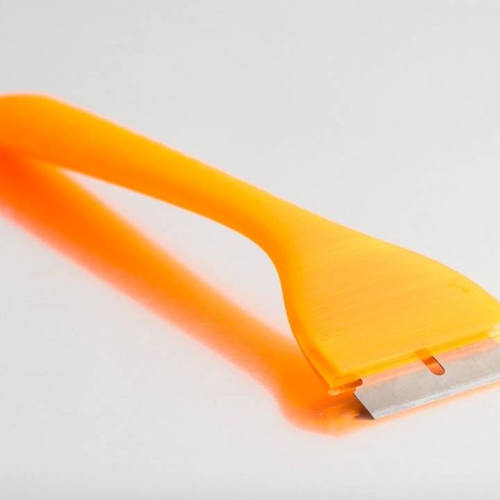 3D Printable Razor Scraper Handle by Walter Hsiao