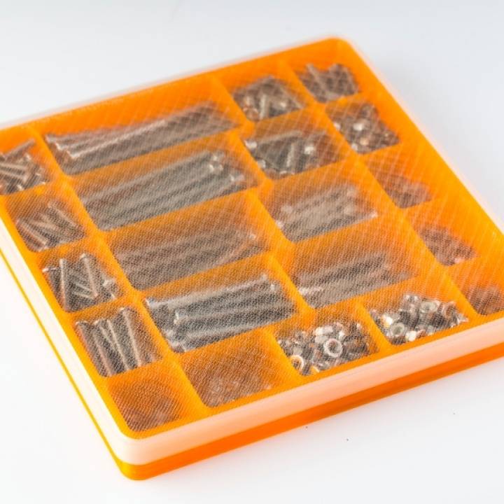 3D Printable M3 Screw Organizer by Walter Hsiao