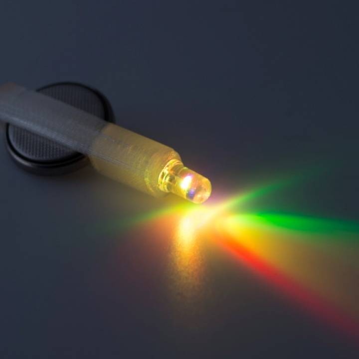 3D Printable Door Viewport LED LIght by Walter Hsiao