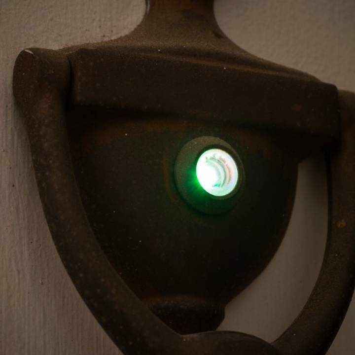 3D Printable Door Viewport LED LIght by Walter Hsiao