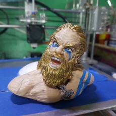 3D Printable Viking Bust by Printed Obsession
