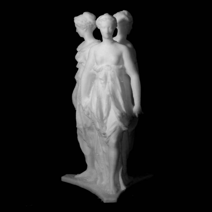 3D Printable The Three Graces at The Royal Cast Collection, Copenhagen ...