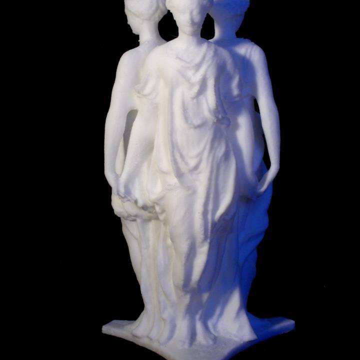 3D Printable The Three Graces at The Royal Cast Collection, Copenhagen ...