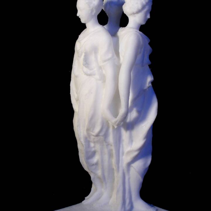 3D Printable The Three Graces at The Royal Cast Collection, Copenhagen ...