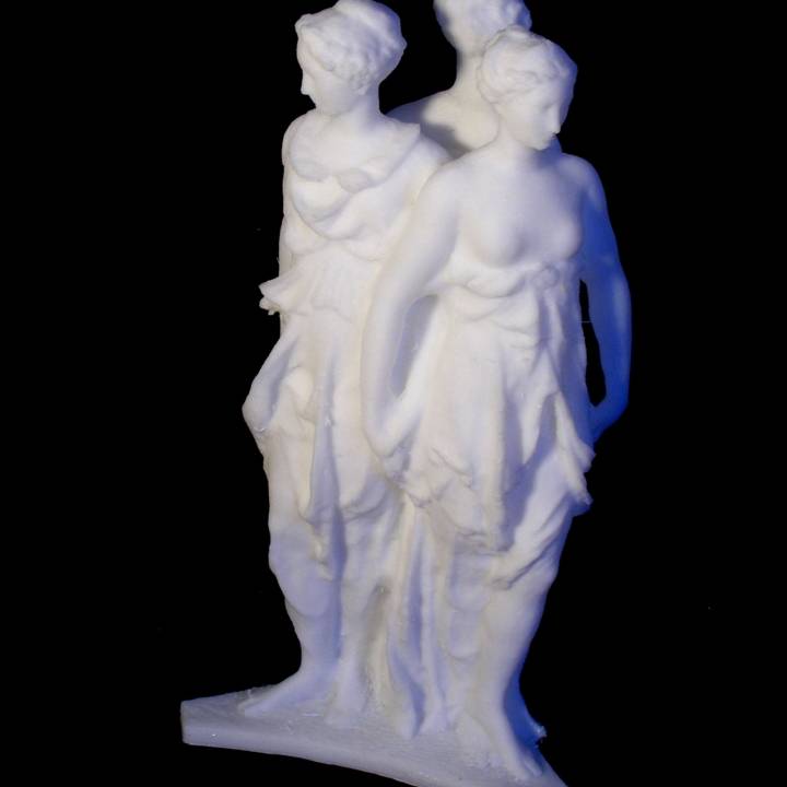 3D Printable The Three Graces at The Royal Cast Collection, Copenhagen ...