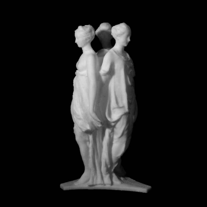 3D Printable The Three Graces at The Royal Cast Collection, Copenhagen ...