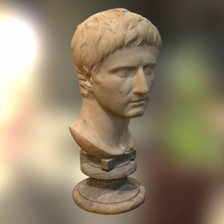3D Printable The Emperor Augustus by Marchal Geoffrey