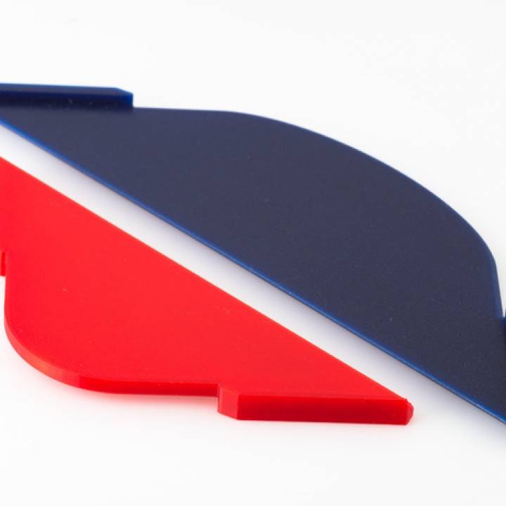 3D Printable Router Fillet Templates by Walter Hsiao