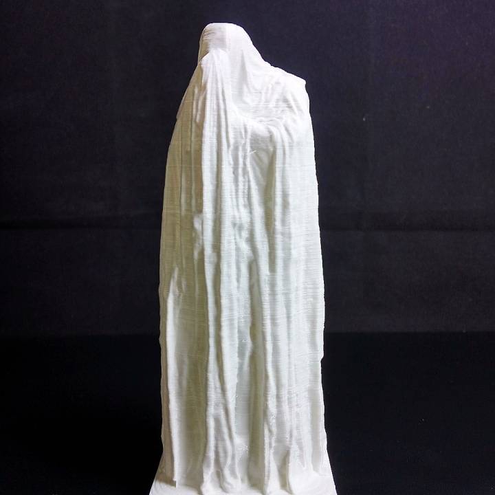 3D Printable Woman under a sheet by Marchal Geoffrey