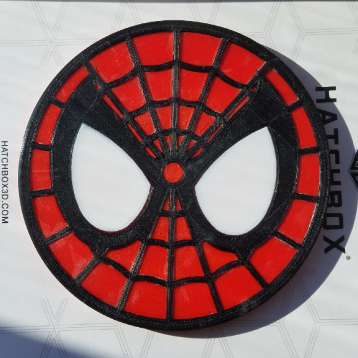 3D Print of Spider Man Coaster / Plaque by ubergeek2099