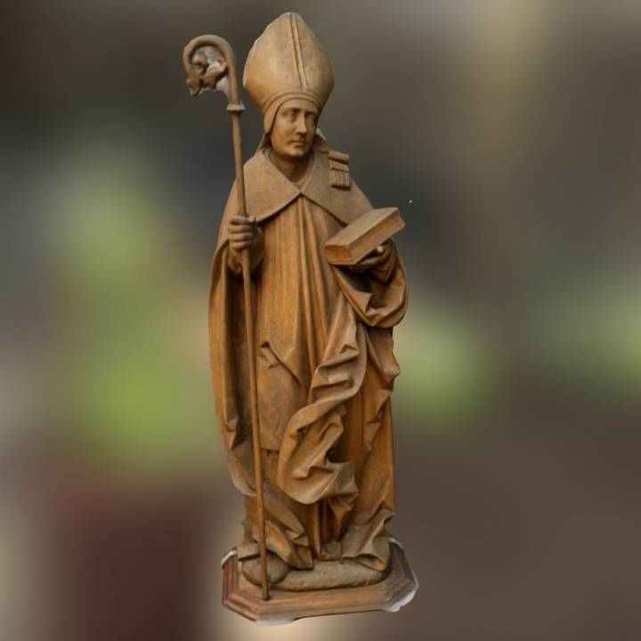 3D Printable A bishop saint by Marchal Geoffrey