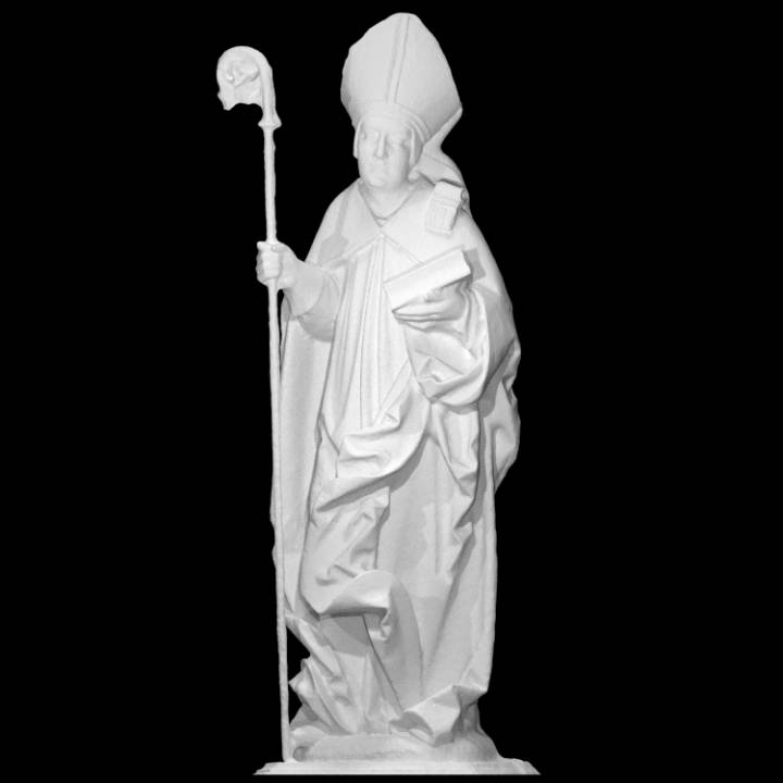 3D Printable A bishop saint by Marchal Geoffrey