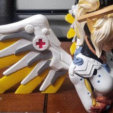 3D Printable Overwatch - Mercy Bust by Printed Obsession