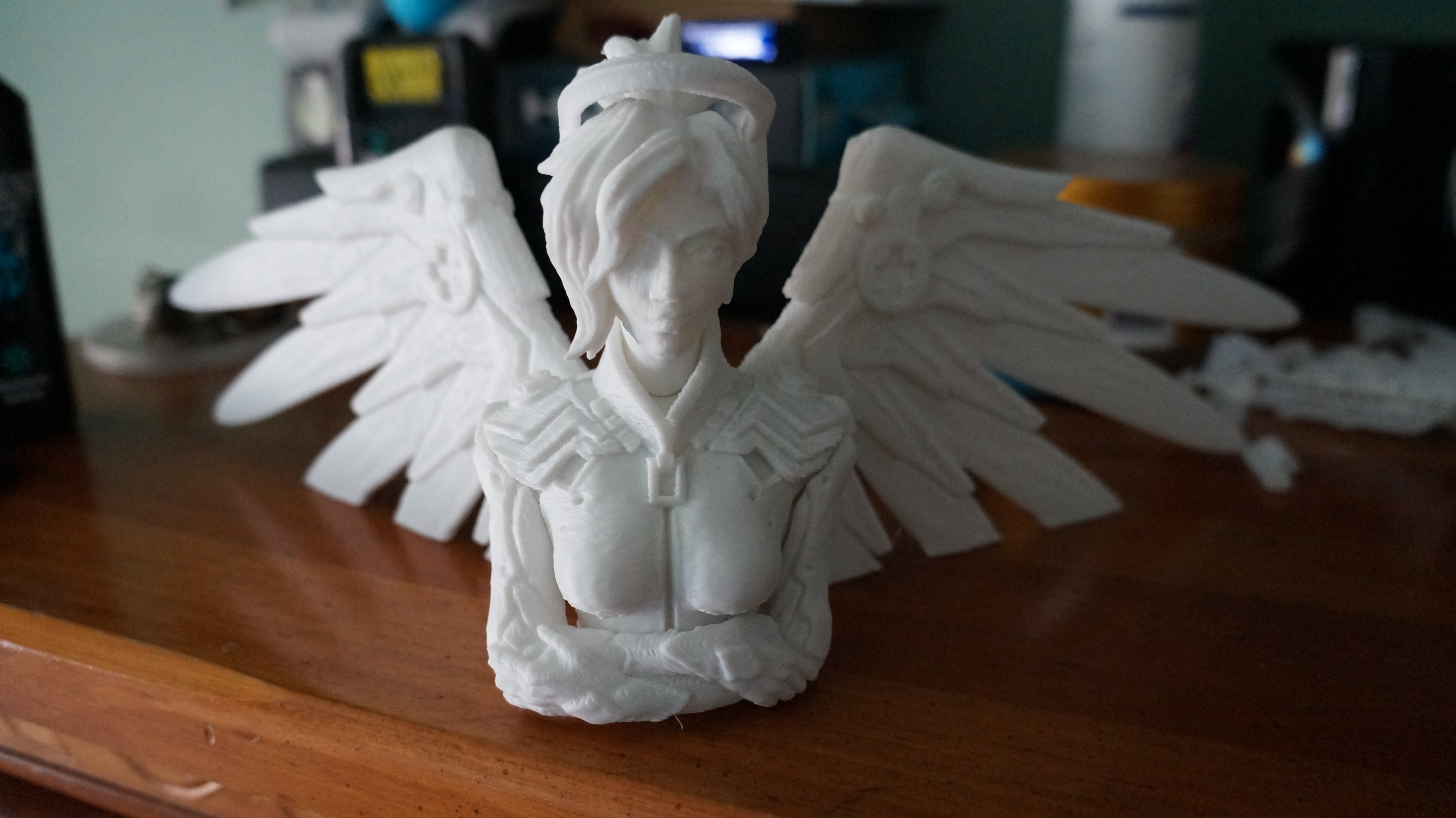 3D Printable Overwatch - Mercy Bust by Printed Obsession