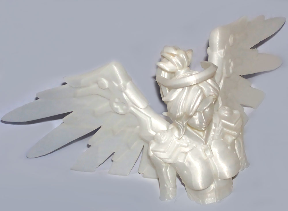 3D Printable Overwatch - Mercy Bust by Printed Obsession