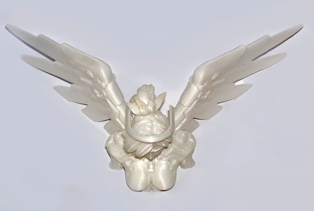 3D Printable Overwatch - Mercy Bust by Printed Obsession