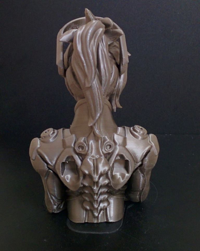 3D Printable Overwatch - Mercy Bust by Printed Obsession