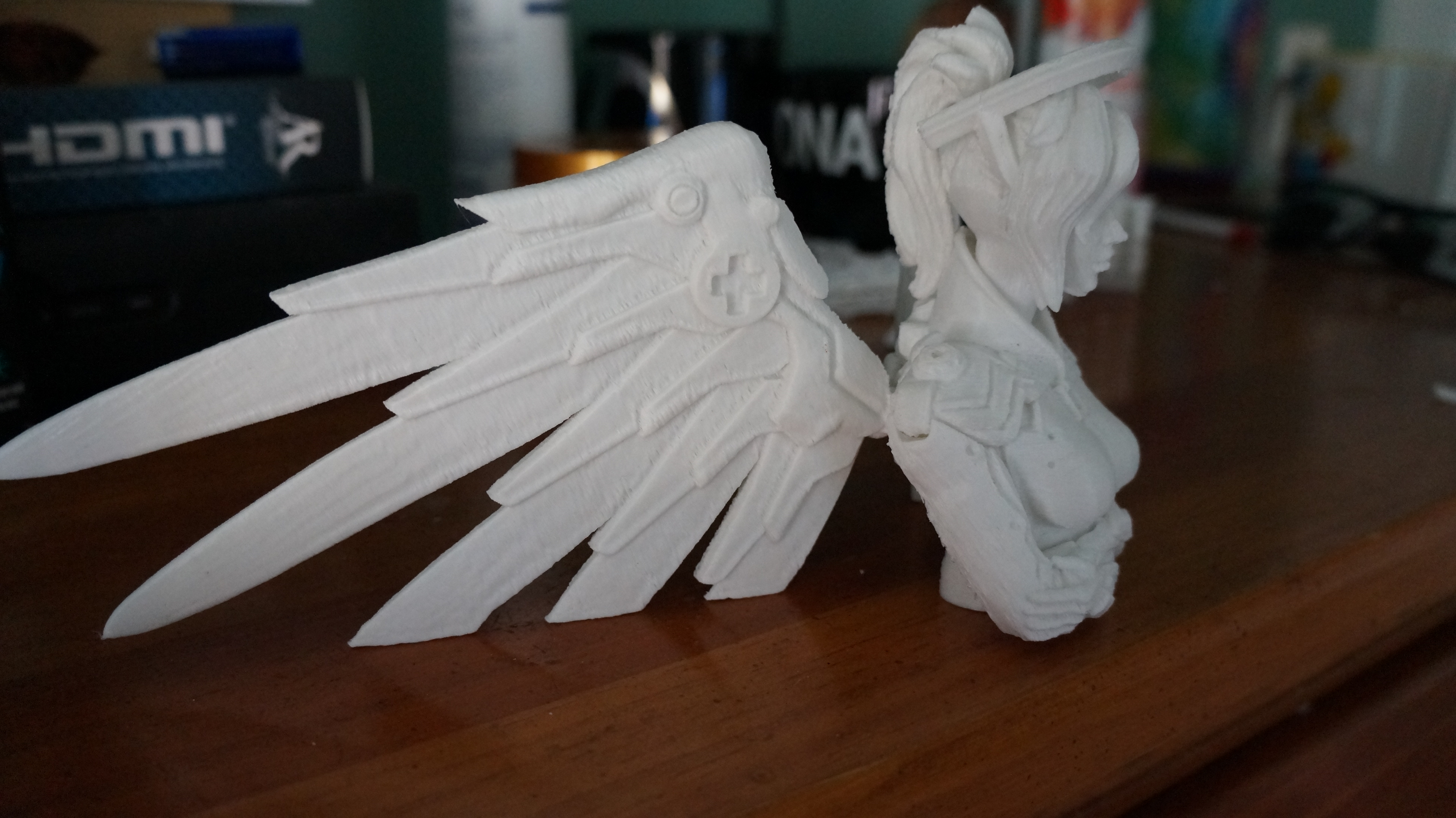 3D Printable Overwatch - Mercy Bust by Printed Obsession