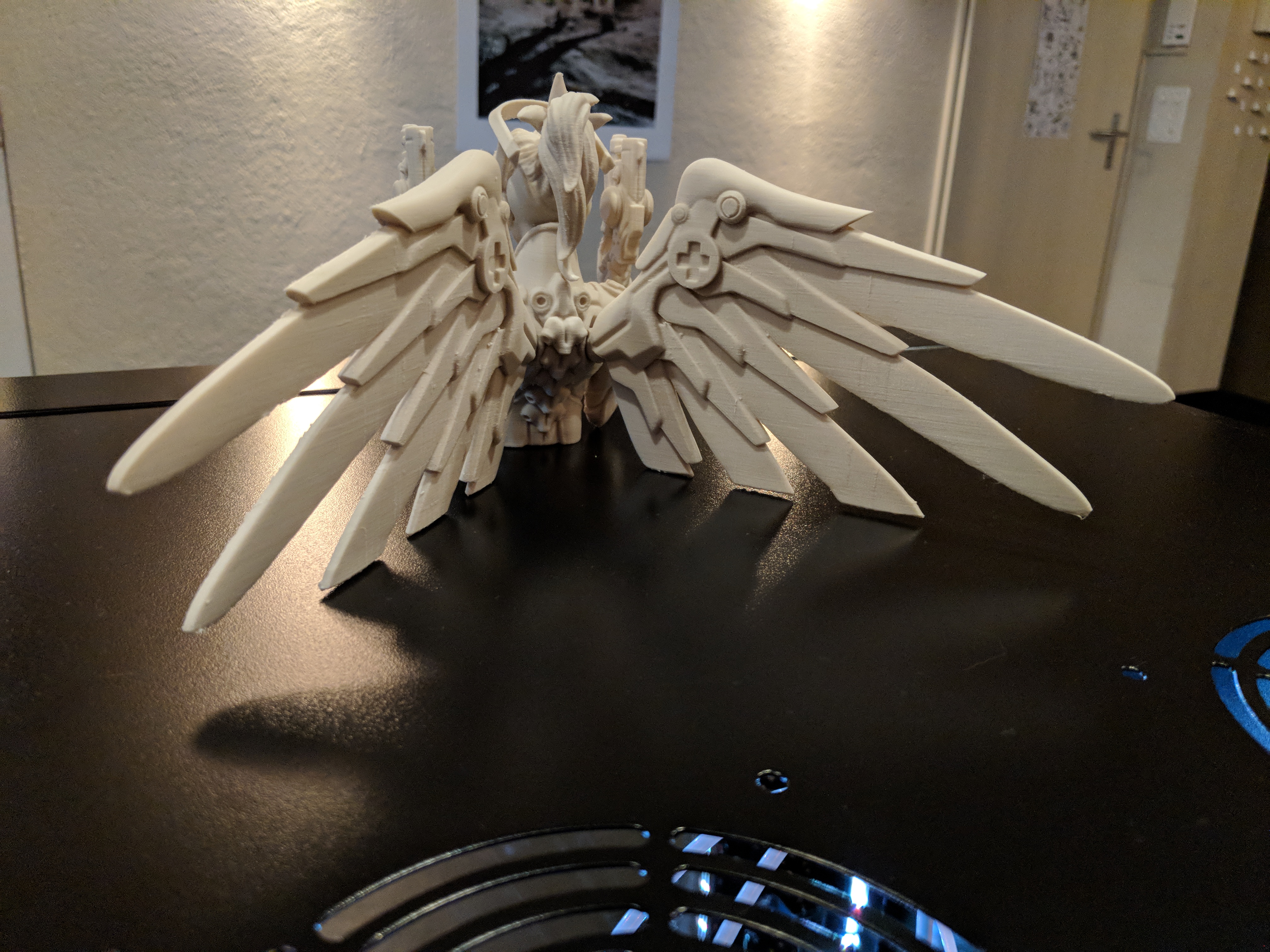3D Printable Overwatch - Mercy Bust by Printed Obsession