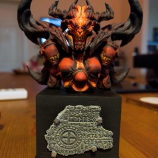 3D Printable Diablo 3 - Diablo by Printed Obsession