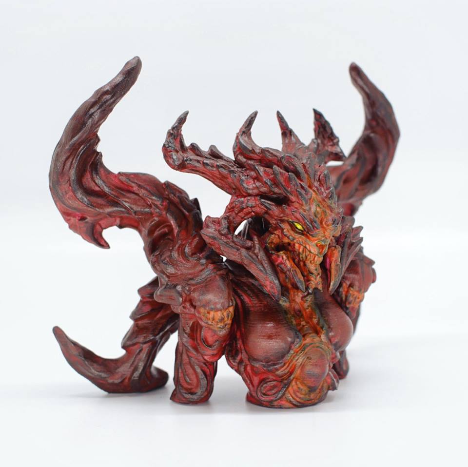3D Printable Diablo 3 - Diablo by Printed Obsession
