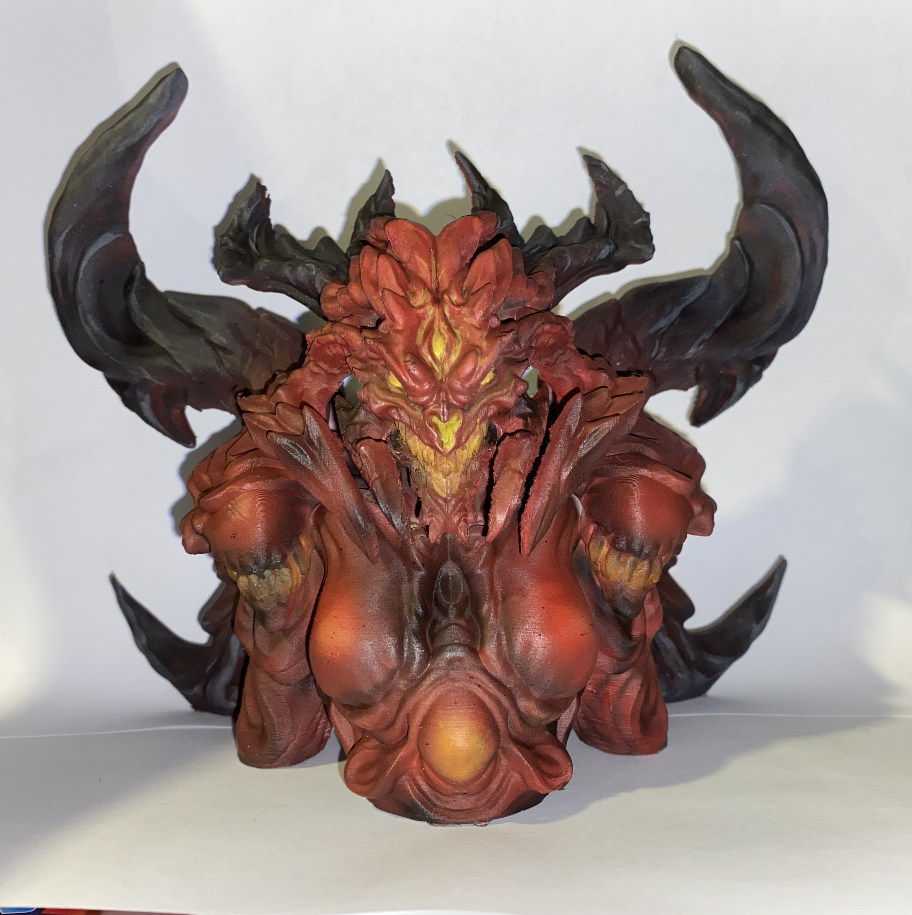 3D Printable Diablo 3 - Diablo by Printed Obsession
