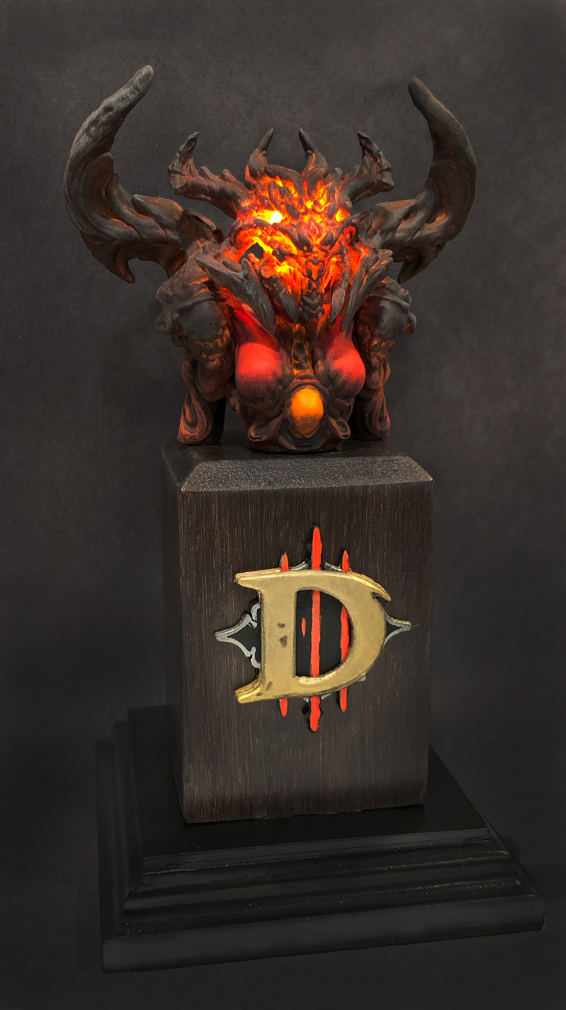 3D Printable Diablo 3 - Diablo by Printed Obsession