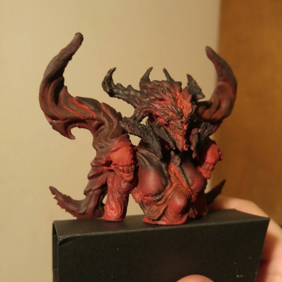 3D Printable Diablo 3 - Diablo by Printed Obsession