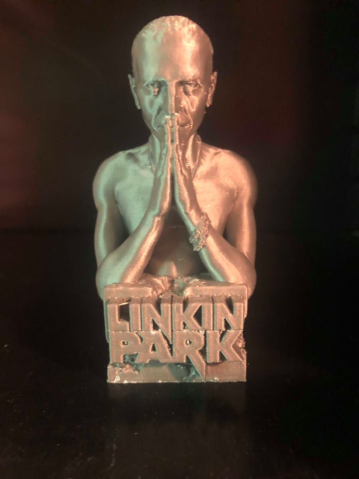 3D Printable Linkin Park - Chester Bennington by Printed Obsession