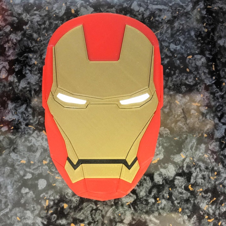 3D Print of Iron Man Coaster by R1CH