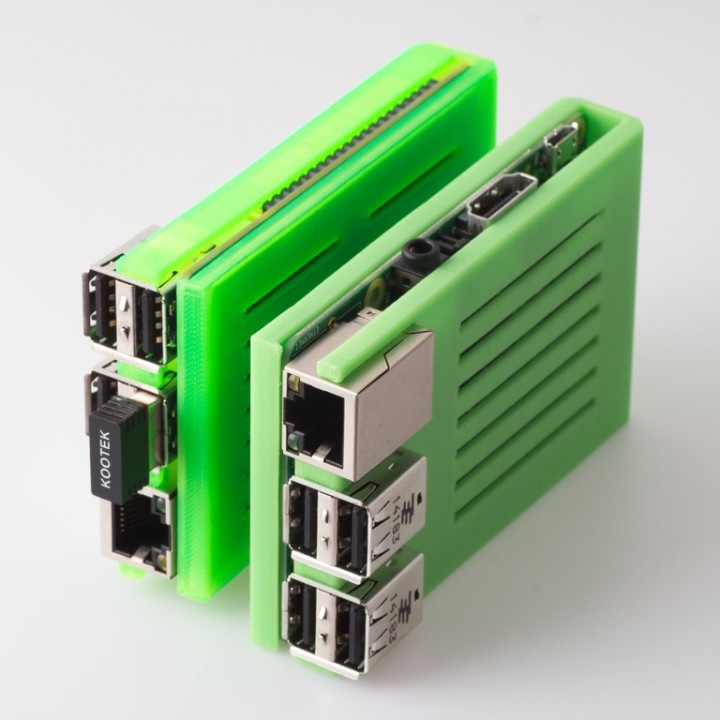 3D Printable Cover for Raspberry Pi 3 by Walter Hsiao