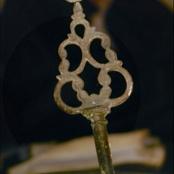 3D Printable 17th century key from St Mary's City by Virtual Curation Lab
