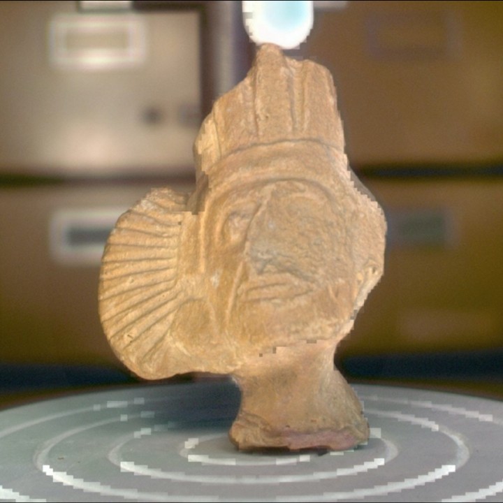 3D Printable Aztec Figurine by Virtual Curation Lab