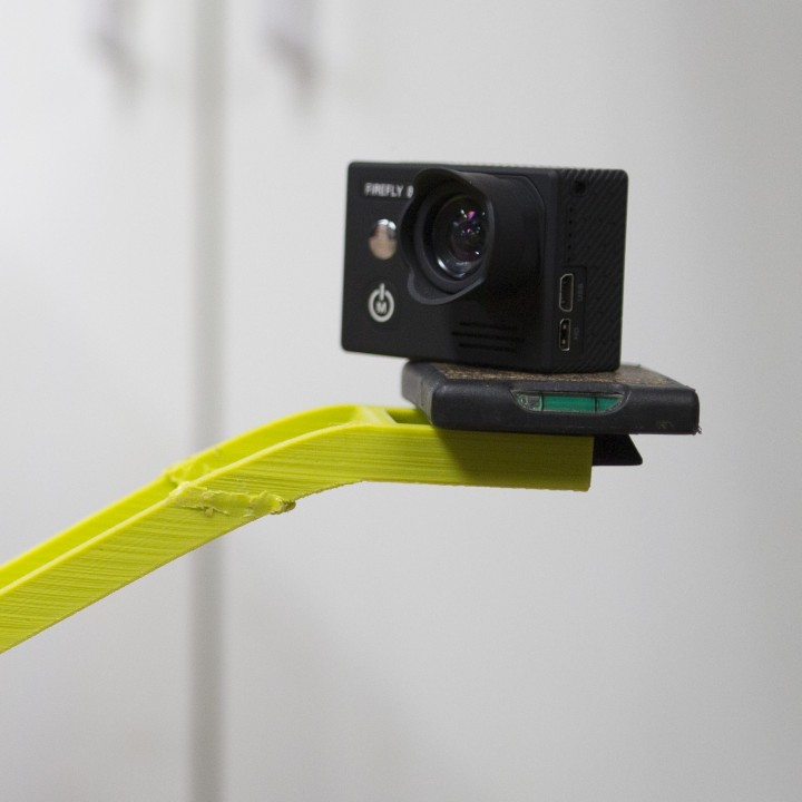 3D Printable Taz 6 Action Camera Mount by Devin Enrique Büchele de Montes