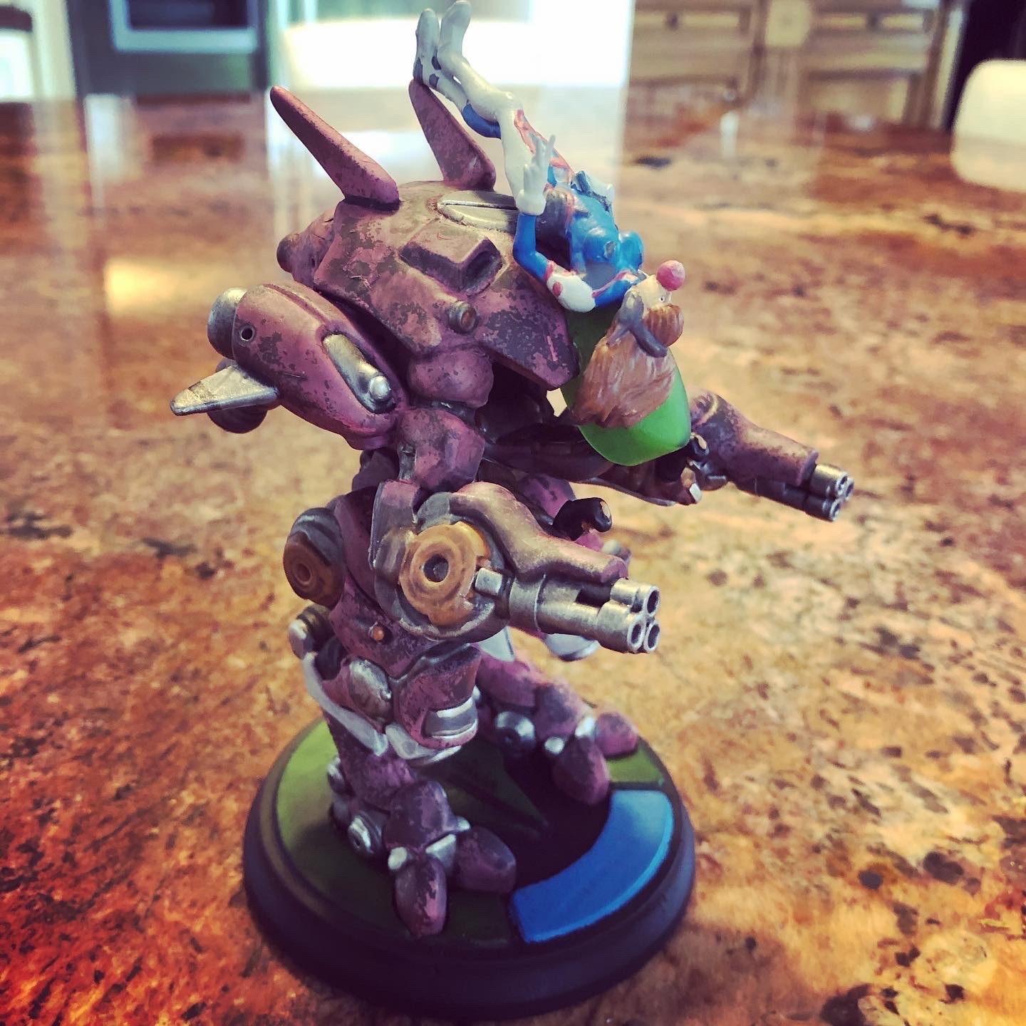 3D Print of Overwatch - D.Va & Meka - Victory Pose by SebKeihilin