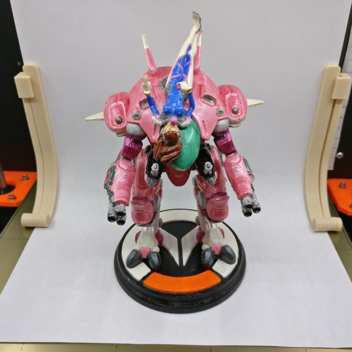 3D Print of Overwatch - D.Va & Meka - Victory Pose by drei