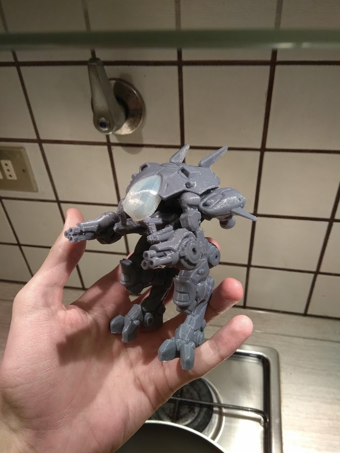 3D Print of Overwatch - D.Va & Meka - Victory Pose by Jhyrachy