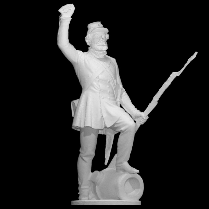 3D Printable A Victorious Danish Soldier by Marchal Geoffrey