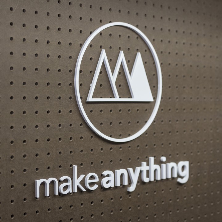 3D Printable Make Anything Pegboard Logo by Devin Enrique Büchele de Montes