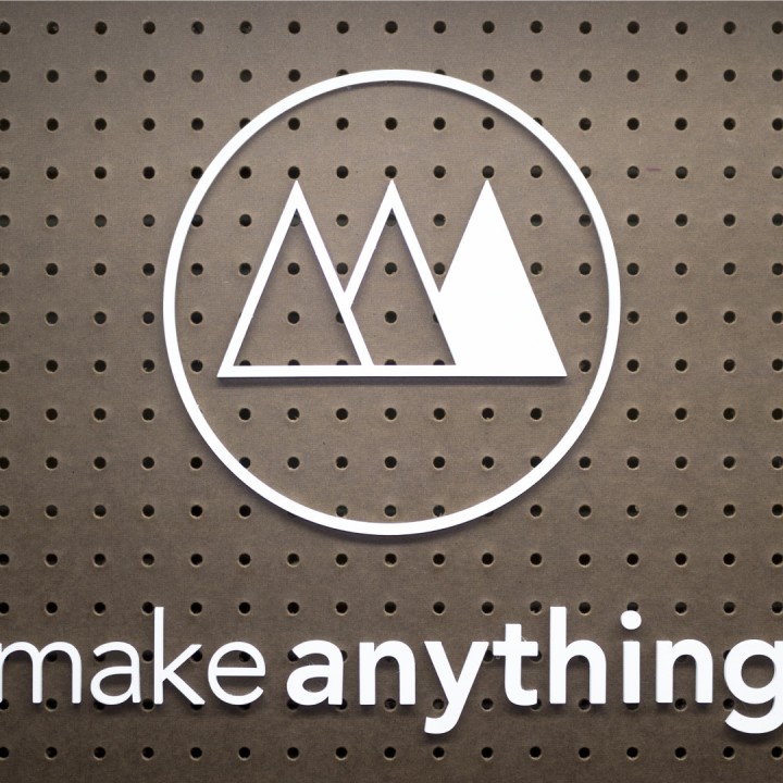 3D Printable Make Anything Pegboard Logo by Devin Enrique Büchele de Montes
